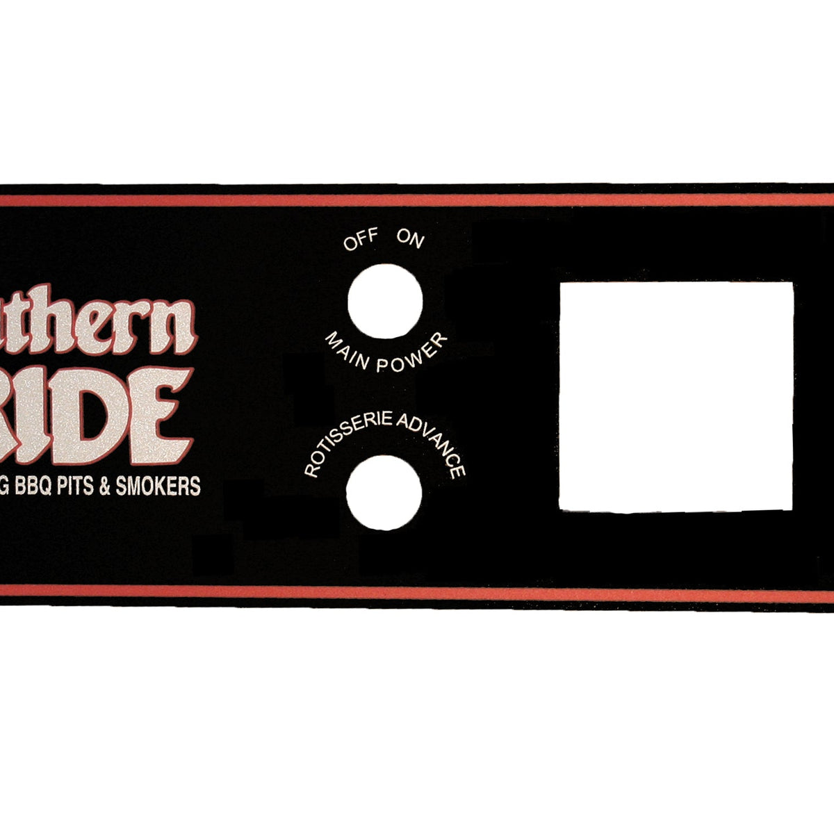 415013 Southern Pride Digital CV Thermostat Control Mylar Overlay ...