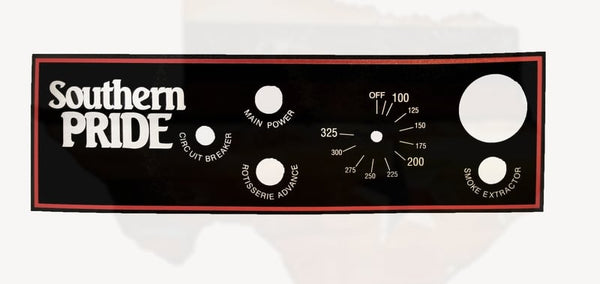 415022 80M6 Thermostat Mylar Overlay | Parts – Southern Pride of Texas ...