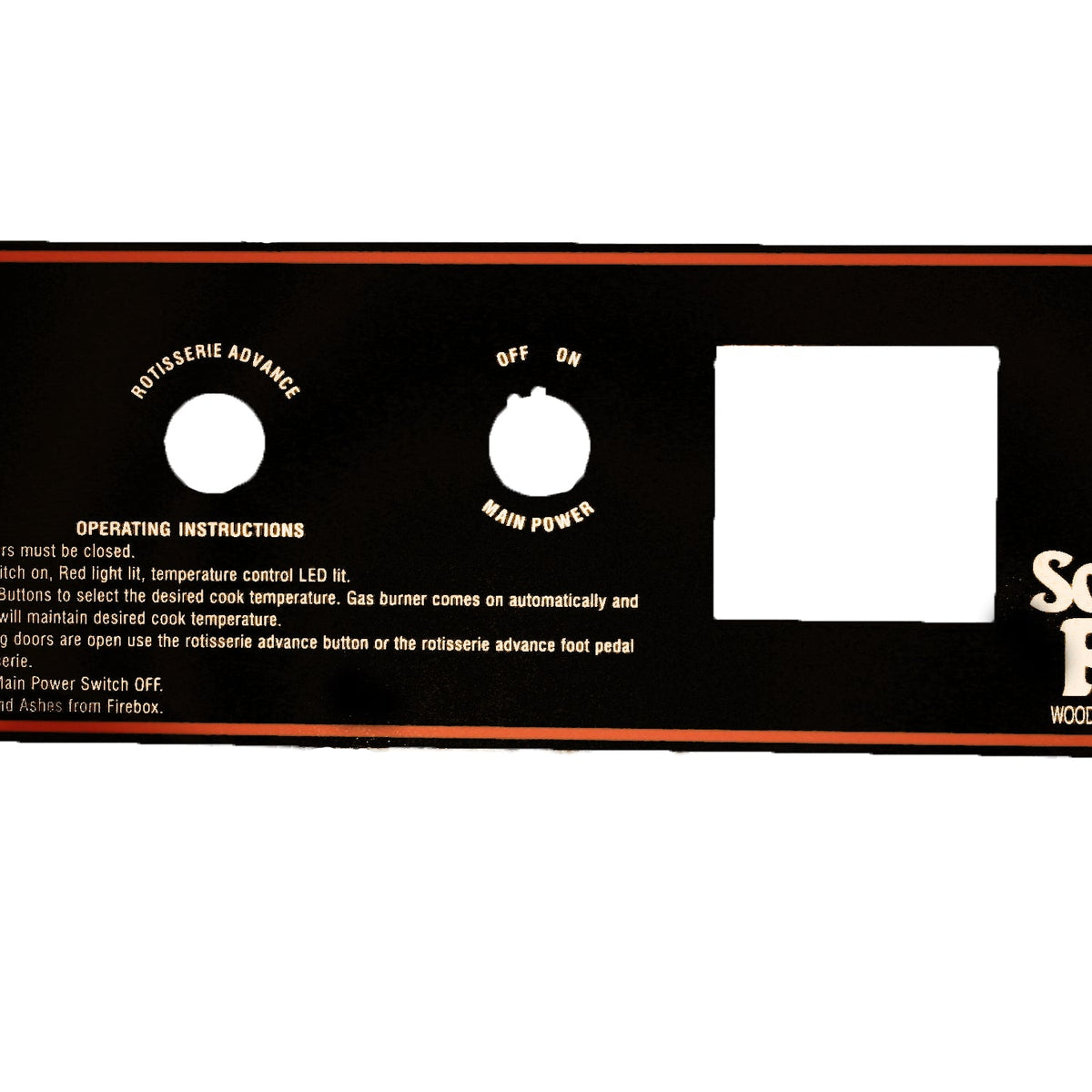 415040 CV Control Thermostat Polyester Mylar Overlay Sticker | Parts ...